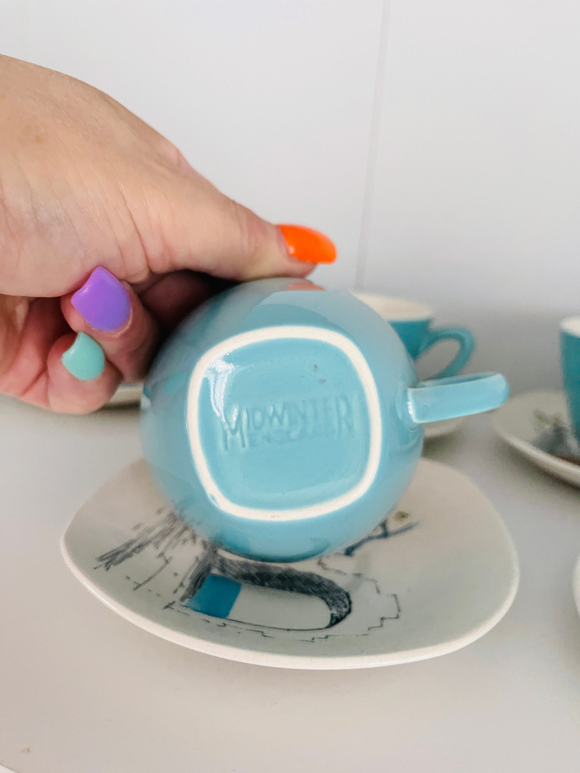 Midwinter Cannes Coffee Set for Six, featuring French Riviera Cafe ...