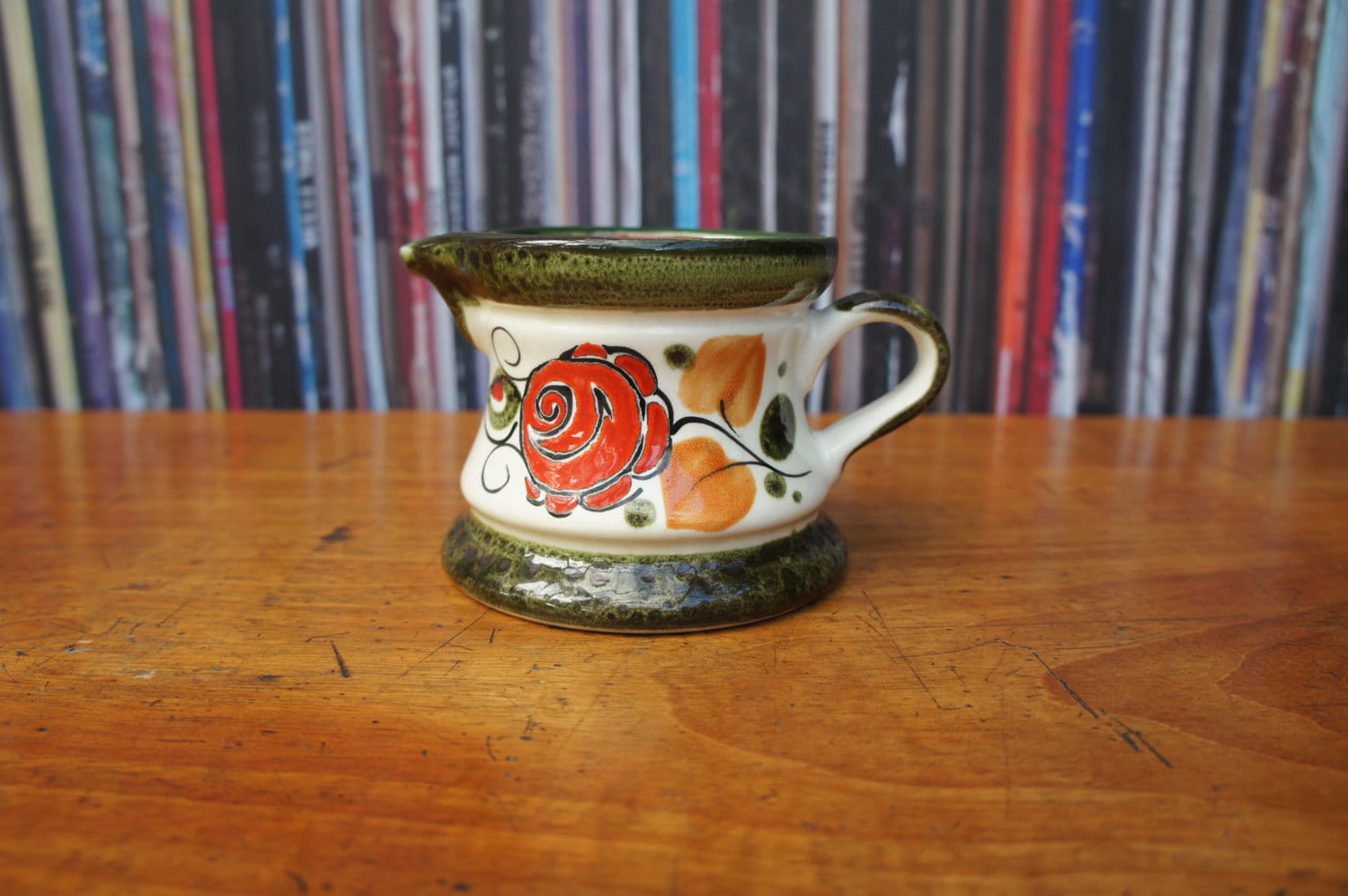 Mid Century Schramberg Tirol German Folk Art Pottery Hand Painted Retro ...