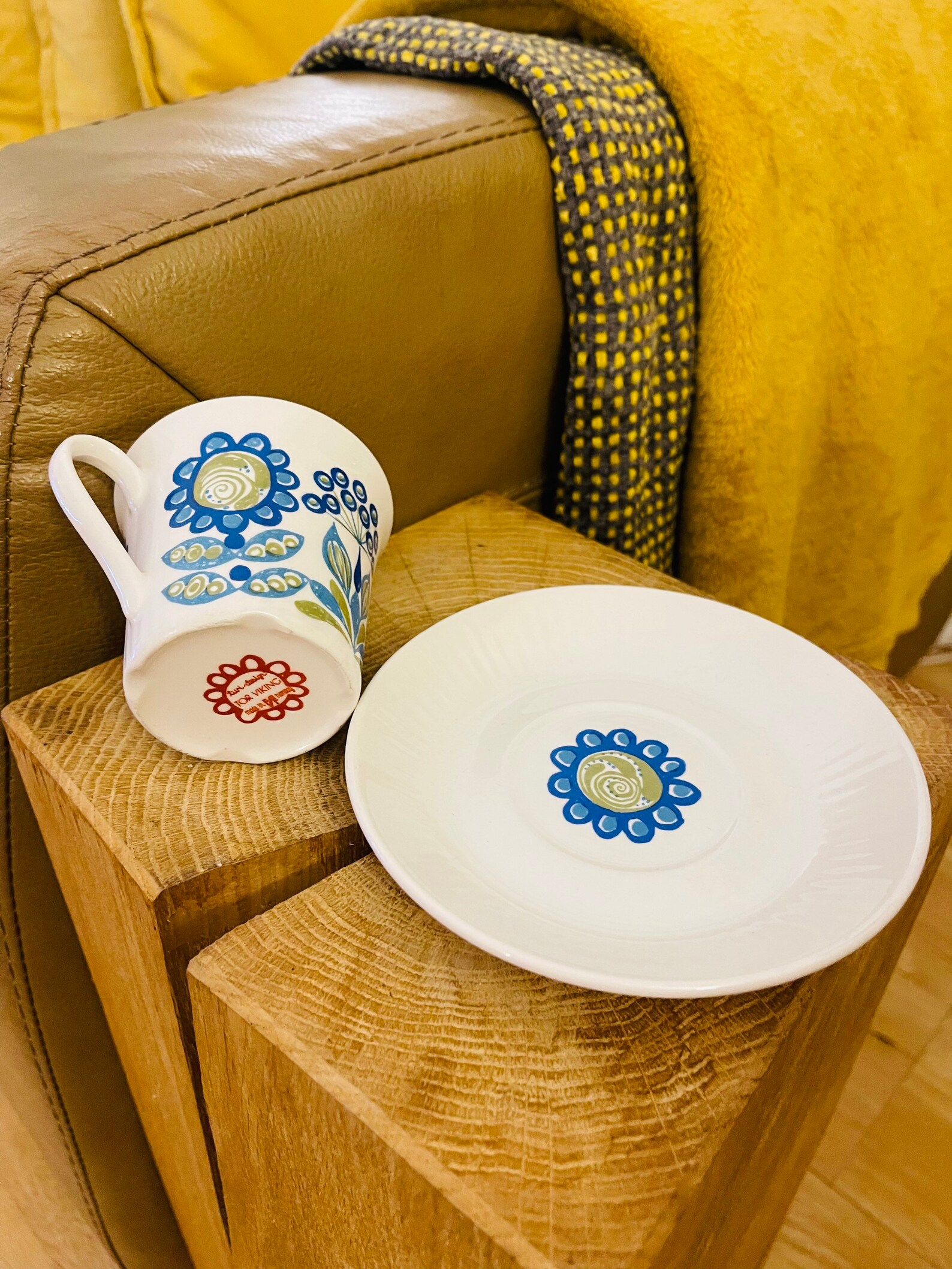 Figgjo Flint Tor Viking Coffee Cups and Saucers 1970s | Etsy