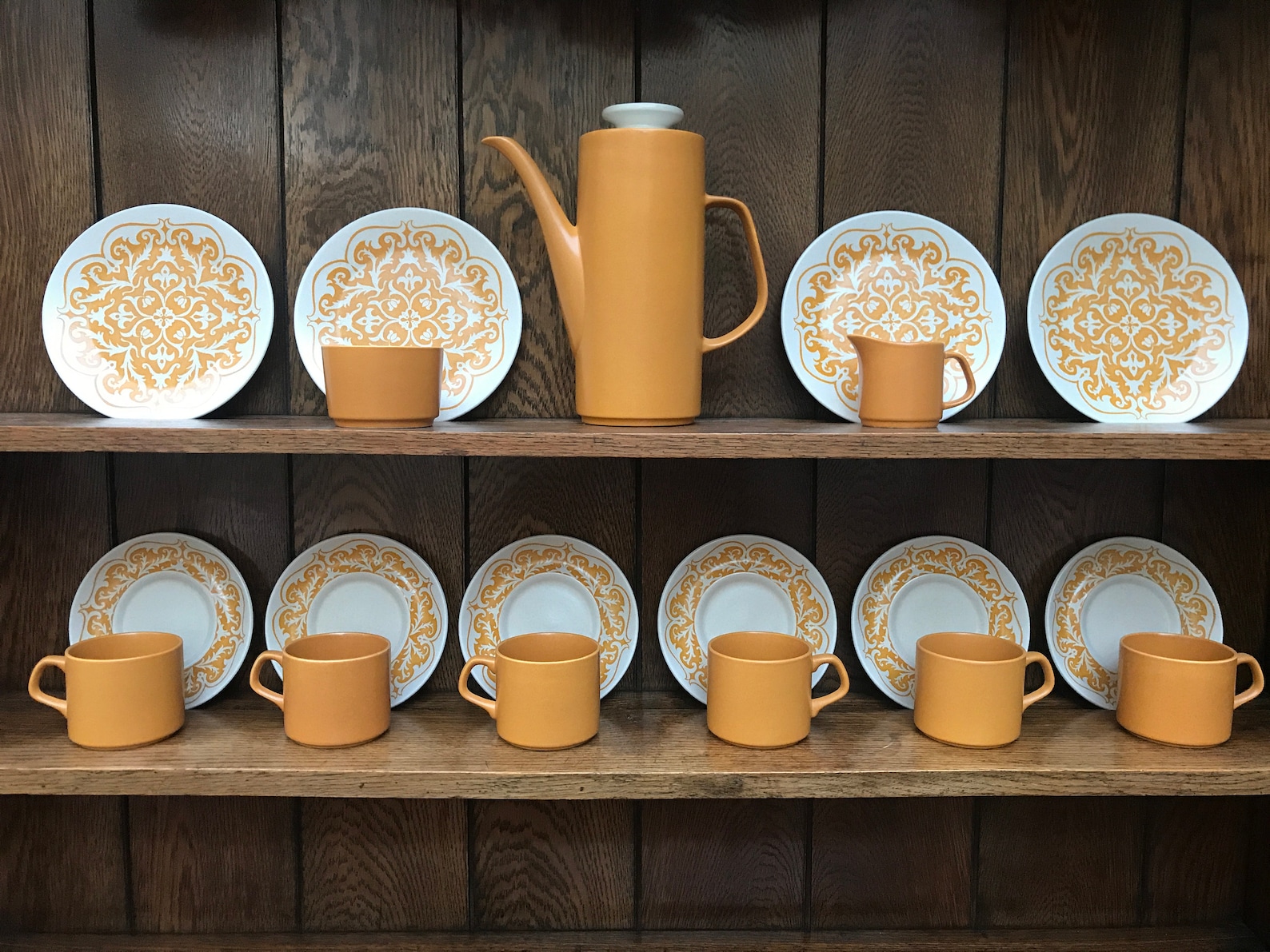 J&G Meakin Castile Pattern Mustard Yellow Tableware Pieces From the ...
