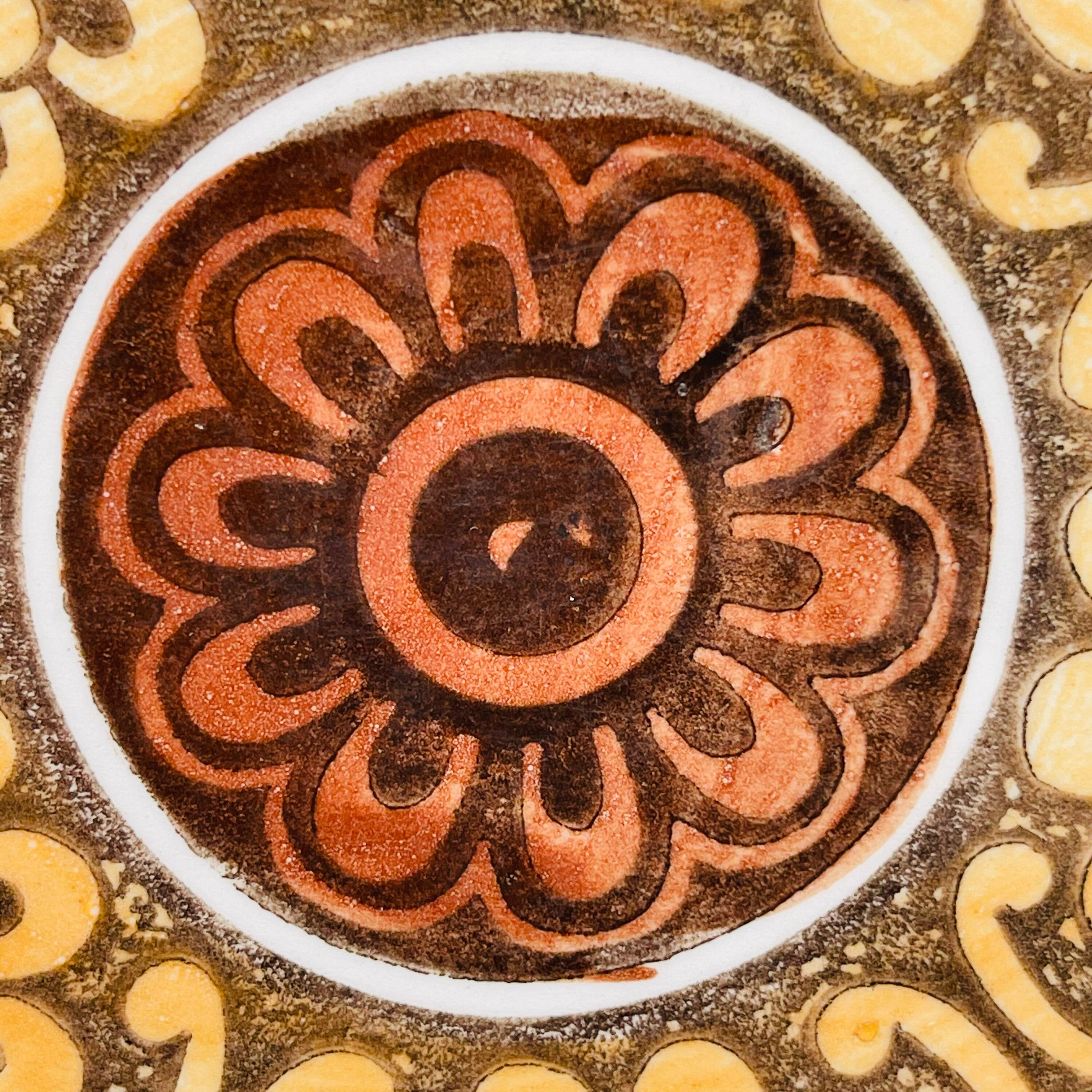 Kathie Winkle Autumn Glen 12 Oval Serving Platter for Broadhurst Pottery