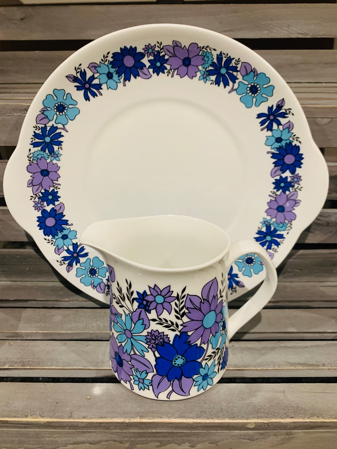 Elizabethan China 'portobello' Pattern Tea Set Pieces for Individual ...