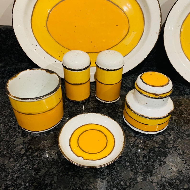 Midwinter Pottery Sun Pattern Tableware From the Stonehenge - Etsy UK