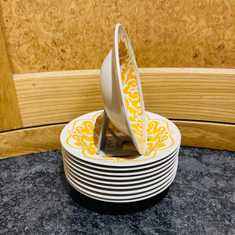 J&G Meakin Castile Pattern Mustard Yellow Tableware Pieces From the ...
