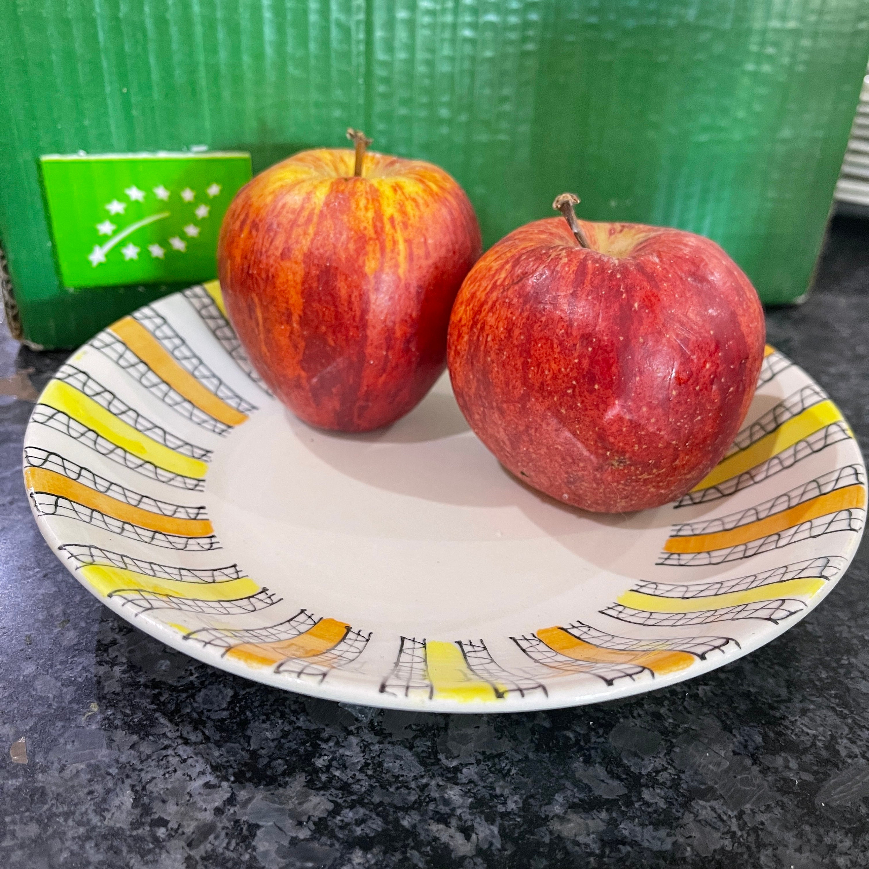 Kathie Winkle Mikado Bowl for Broadhurst Pottery - in 1950s Orange and ...