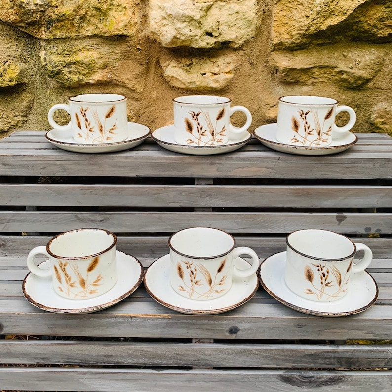 Midwinter Pottery Wild Oats Pattern Tableware From the Stonehenge Range ...
