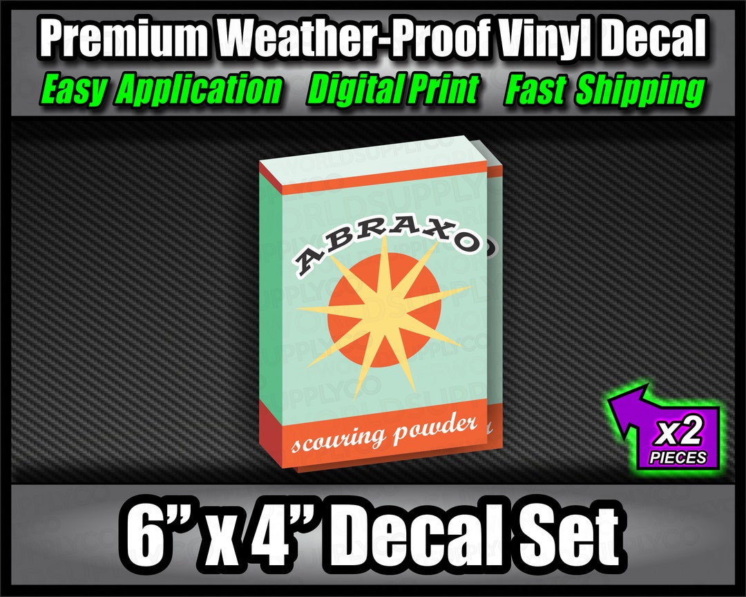 Abraxo Decal Vinyl Sticker Fallout 2 3 4 76 New Vegas Vault Factions ...