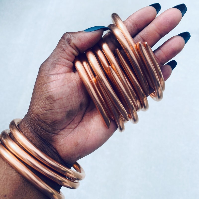 Copper Bangles - Etsy