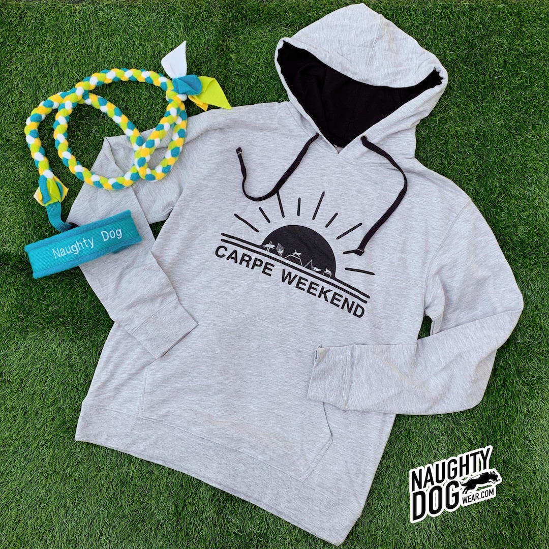 CARPE WEEKEND French Terry Hooded Pullover - Etsy