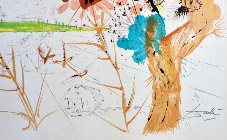 Dali Le Sacre Du Printemps Hand Signed Numbered Lithograph Dali ...