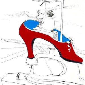 Salvador Dali After 50 Years of Surrealism the Curse Conquered - Etsy