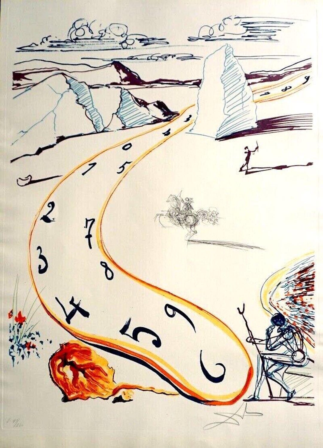 DALI Imaginations & Objects Future Melting Space Time Hand Signed ...
