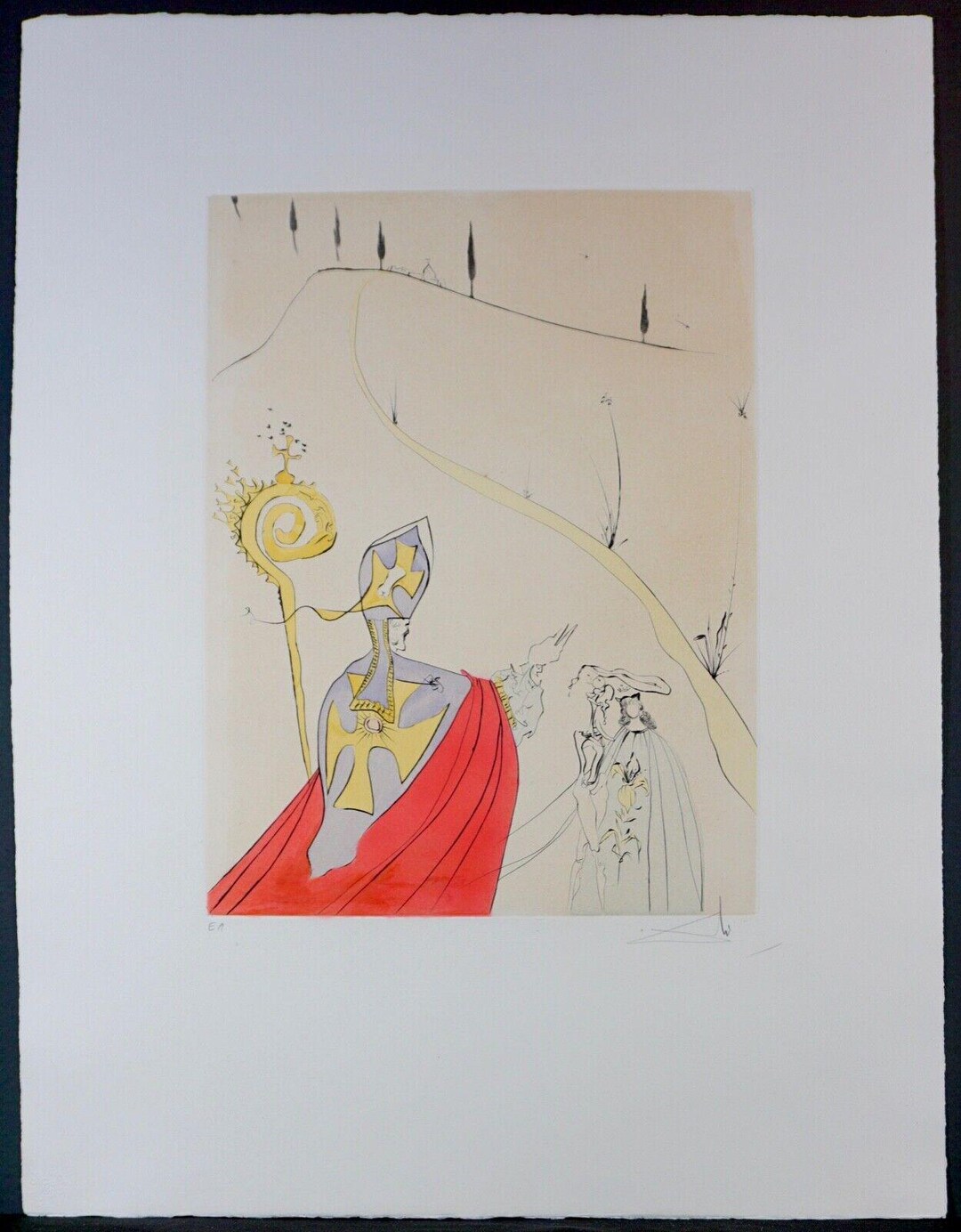 DALI After 50 Years Surrealism Sacred Love Gala Signed Numbered Dali ...