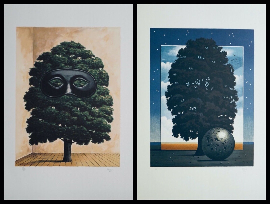 Michael Hasted the Big Parade & Random Selection 2 Lithographs Surreal ...