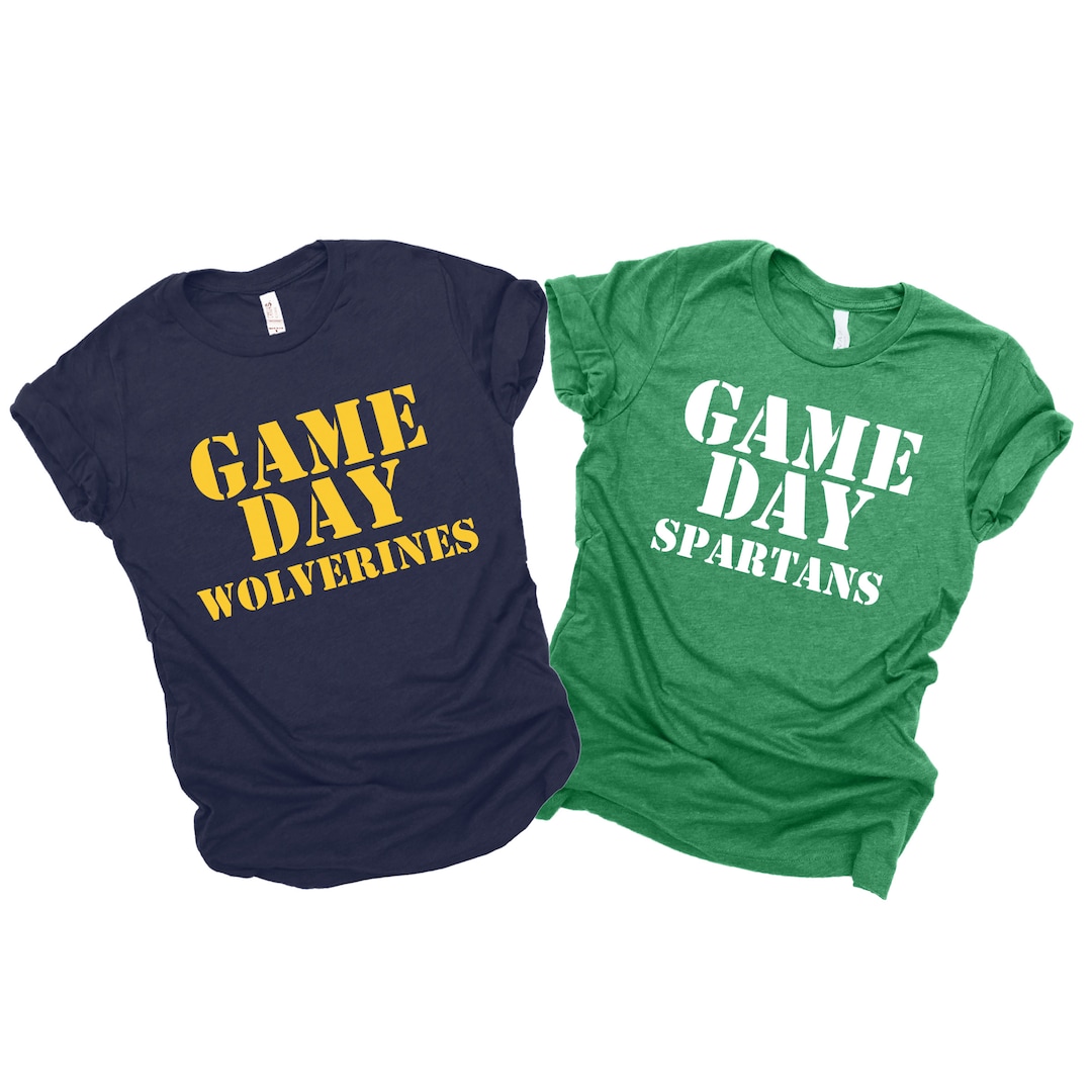 GAME DAY (team Name) I Football Apparel I Custom College Shirts I Bella ...
