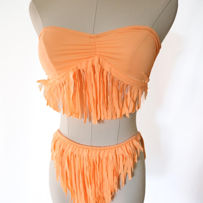 Fringe Bathing Suit - Etsy