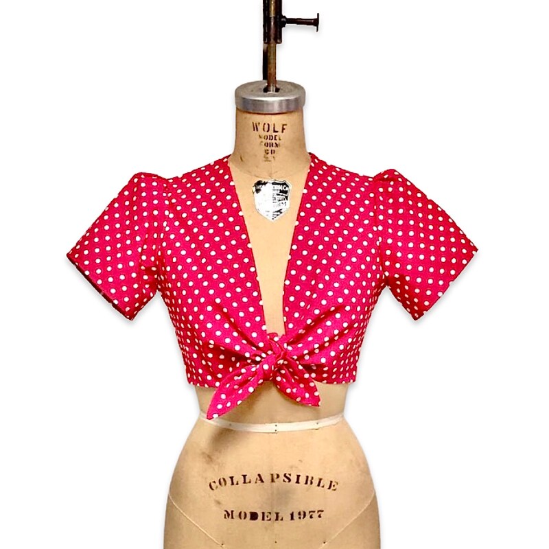 Rockabilly Crop Top - Etsy
