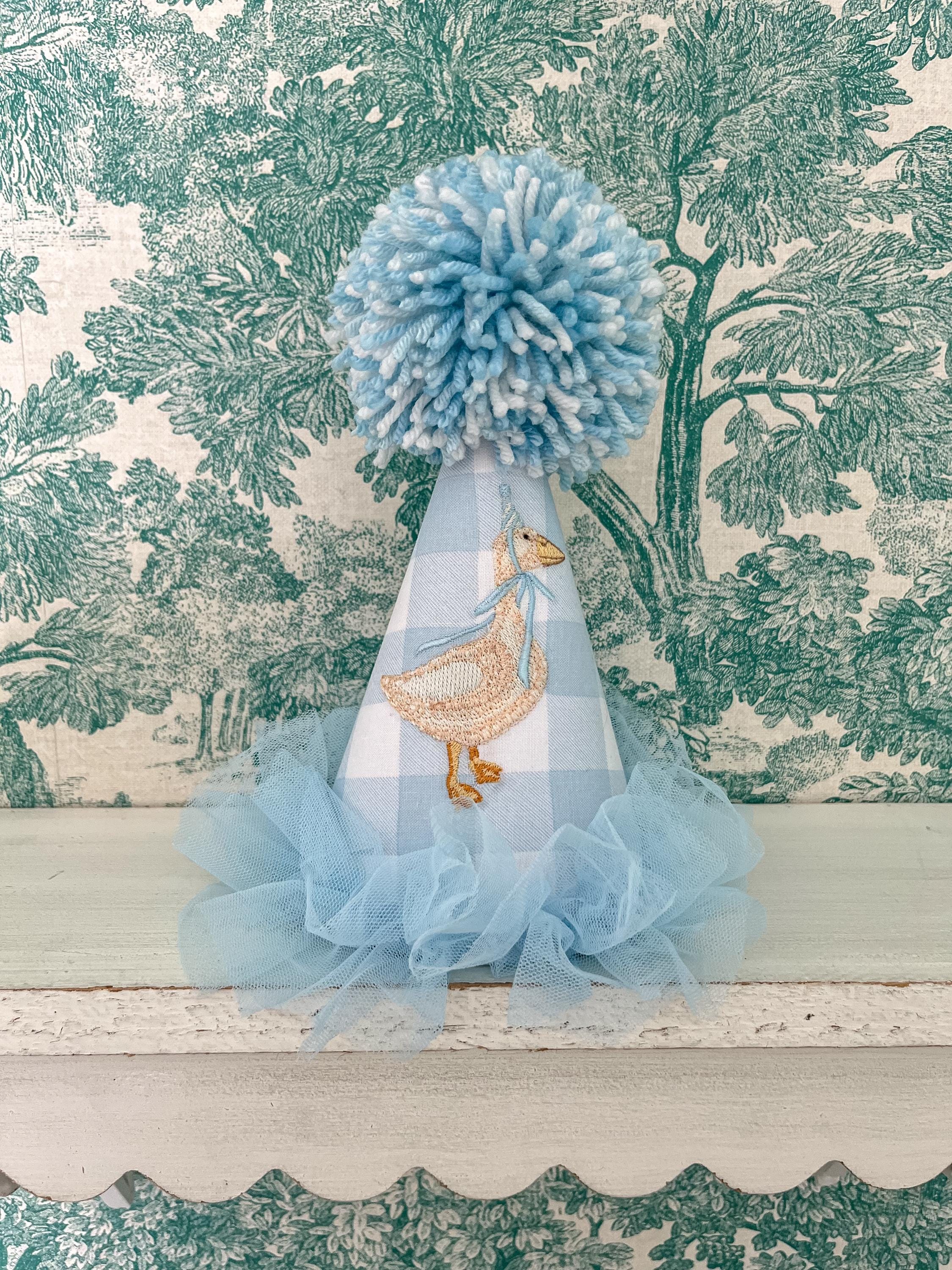 Silly Goose Embroidered Party Hat and Banner - Etsy Canada