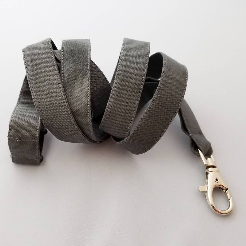 Gray Lanyard - Etsy