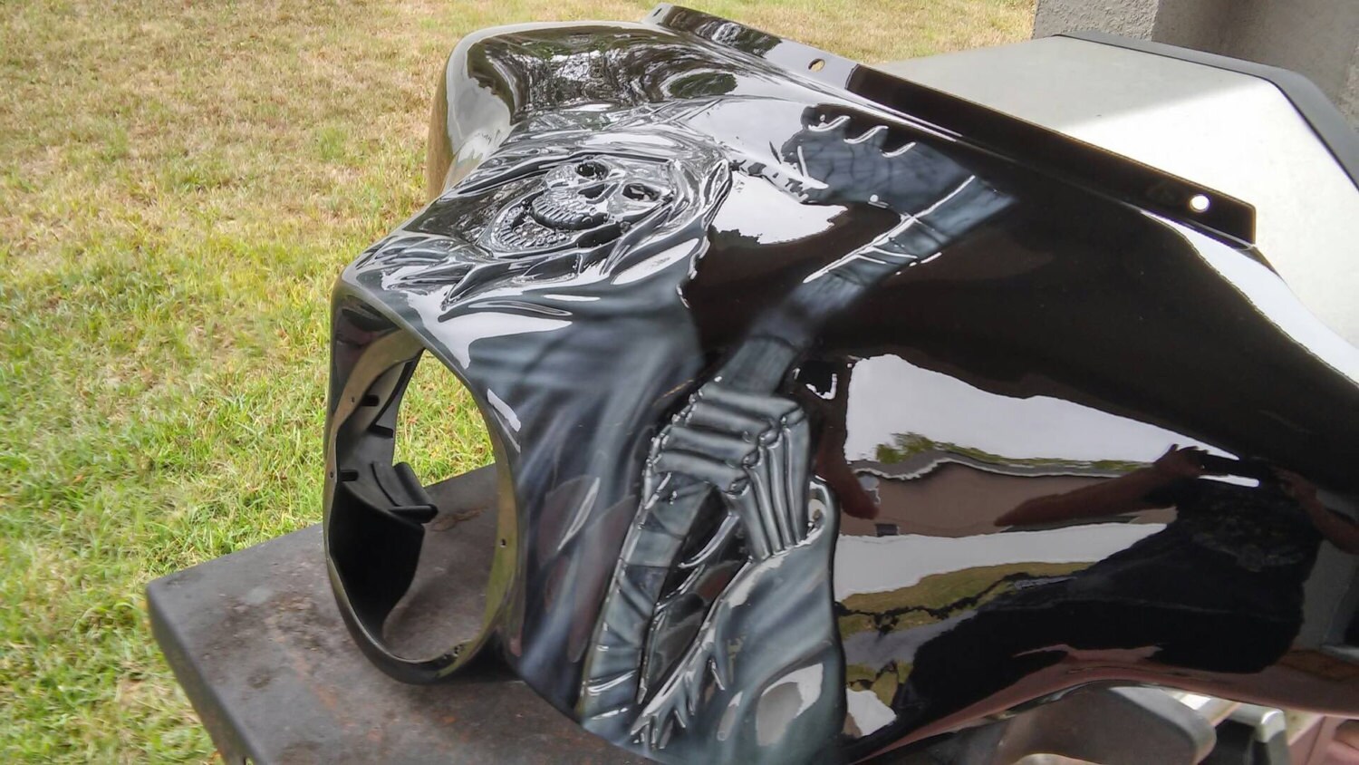 Harley Grim Reaper Fairing Batwing - Etsy Singapore