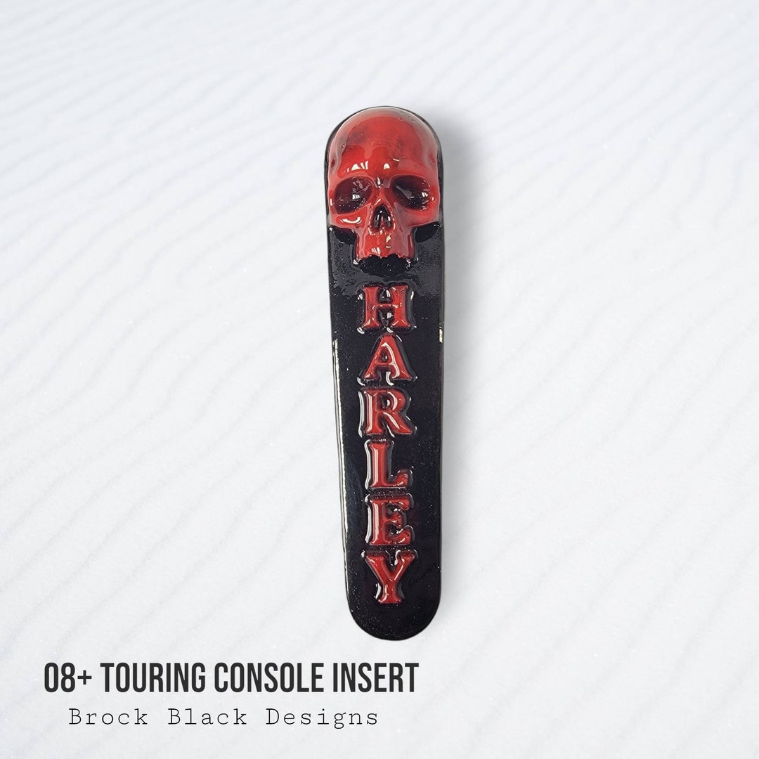 08 Harley Touring Console Insert With 3D Ancient Skull Theme - Etsy