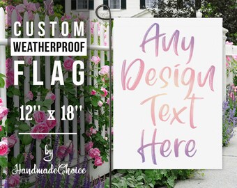 Welcome to Our Camp Personalized Garden Flag - Etsy