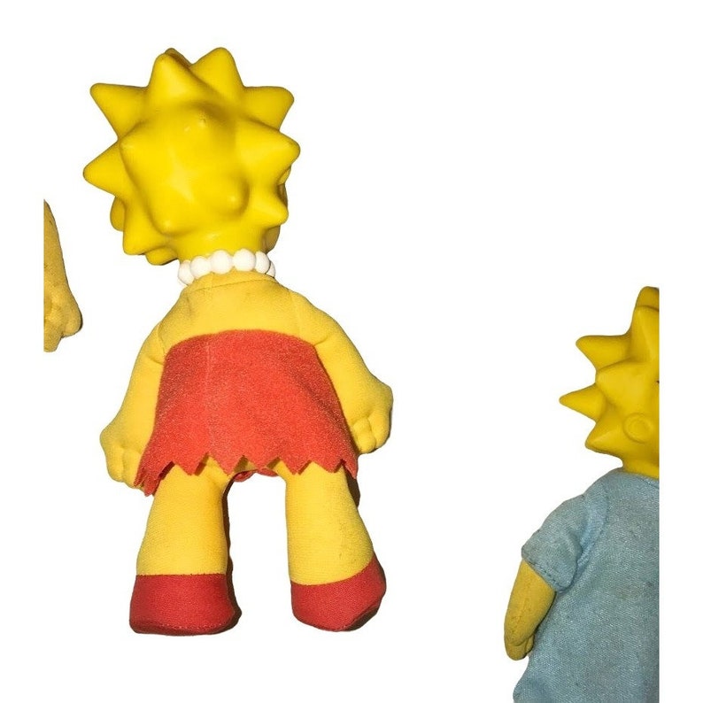 Vintage SIMPSONS Family Dolls Homer, Bart, Lisa and Maggie TV Show ...