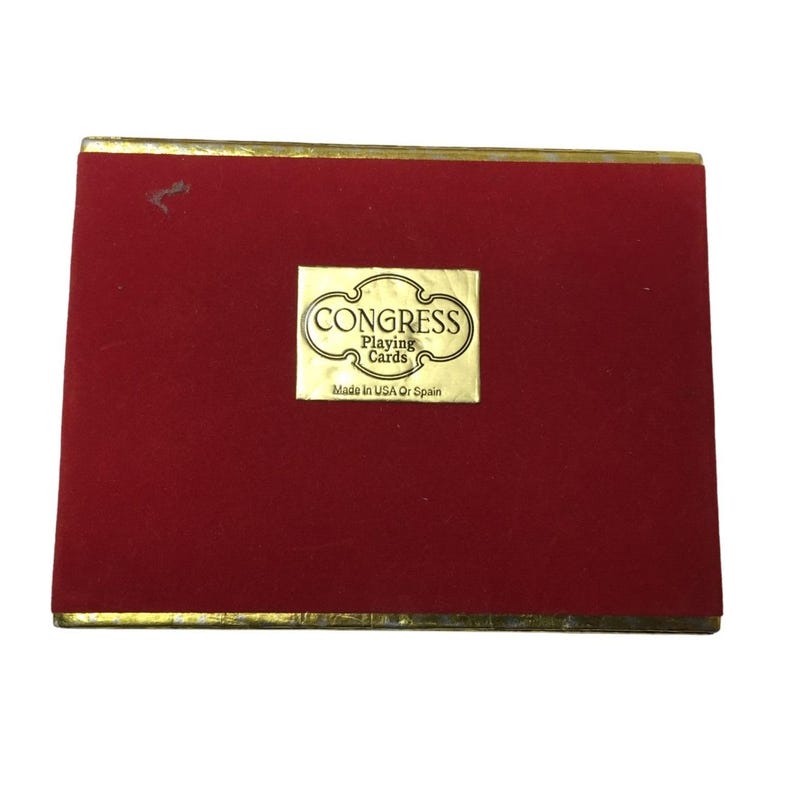 Vintage CONGRESS Playing Cards 2 Decks - Etsy