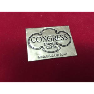 Vintage CONGRESS Playing Cards 2 Decks - Etsy