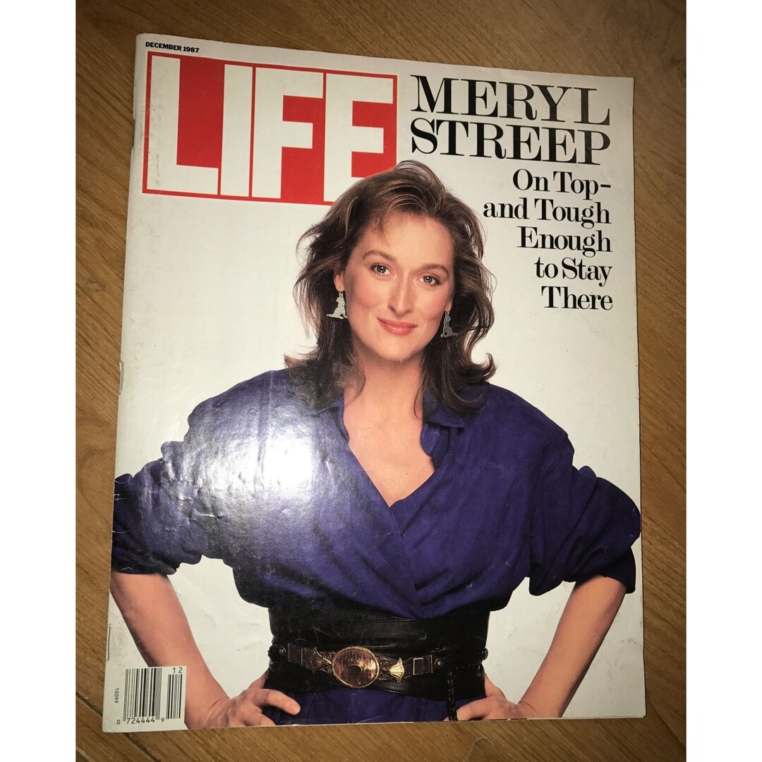 Vintage Meryl Streep Life Magazine December 1987 - Etsy