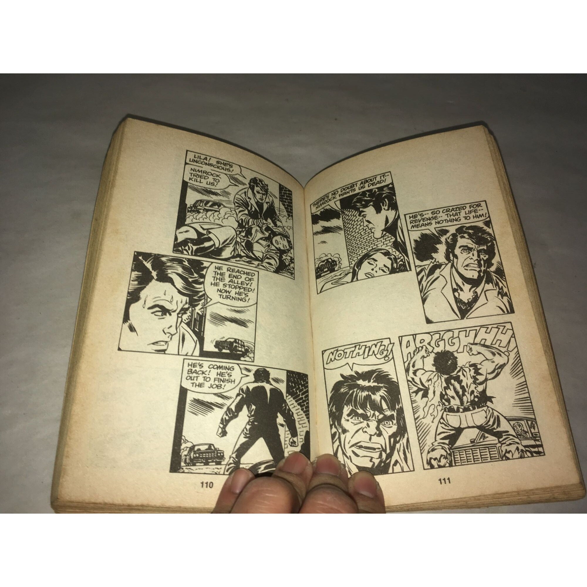 The Incredible Hulk by Stan Lee & Larry Lieber Vintage Paperback Comic ...