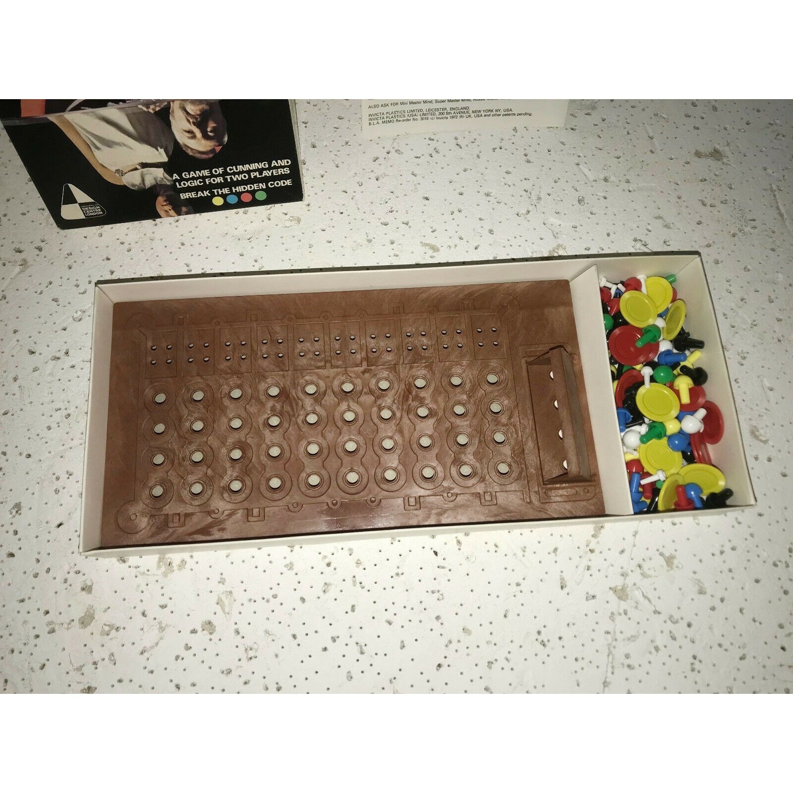Vintage Original MASTER MIND Board Game Invicta Made in England - Etsy