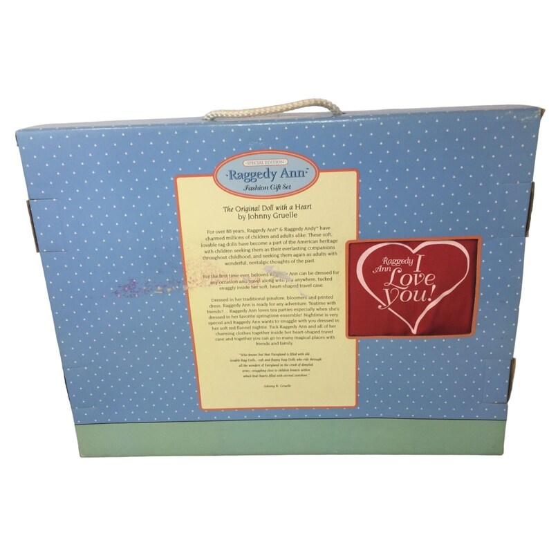 Vintage Applause Special Edition Raggedy Ann Fashion Gift Set - Etsy