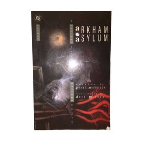 Batman Arkham Asylum Graphic Novel by Grant Morrison Dave - Etsy