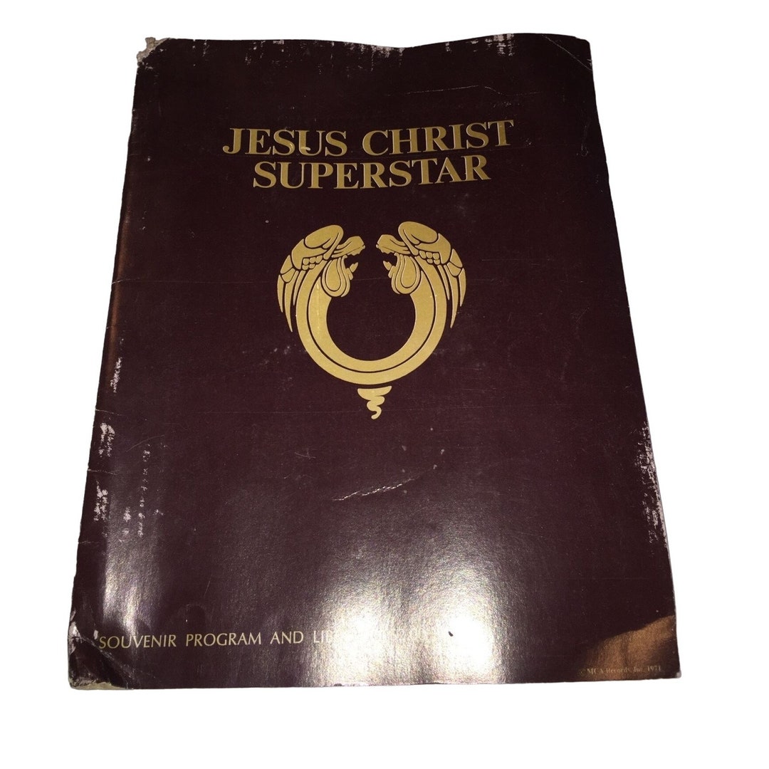 Vintage Collectible Jesus Christ Superstar Souvenir Program & Libretto ...