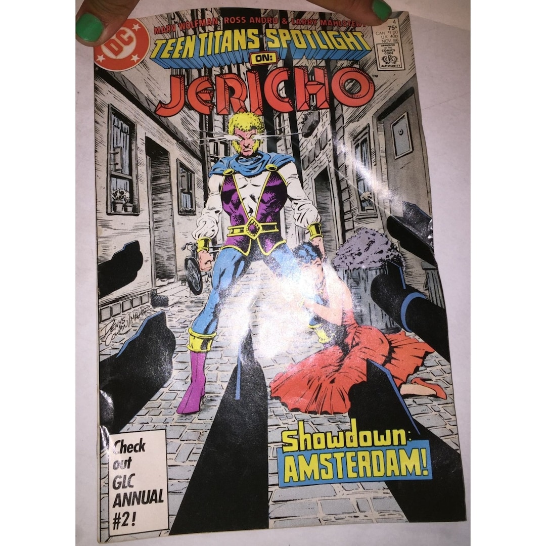 Vintage DC Comics Comic Book Teen Titans Spotlight on Jericho - Etsy