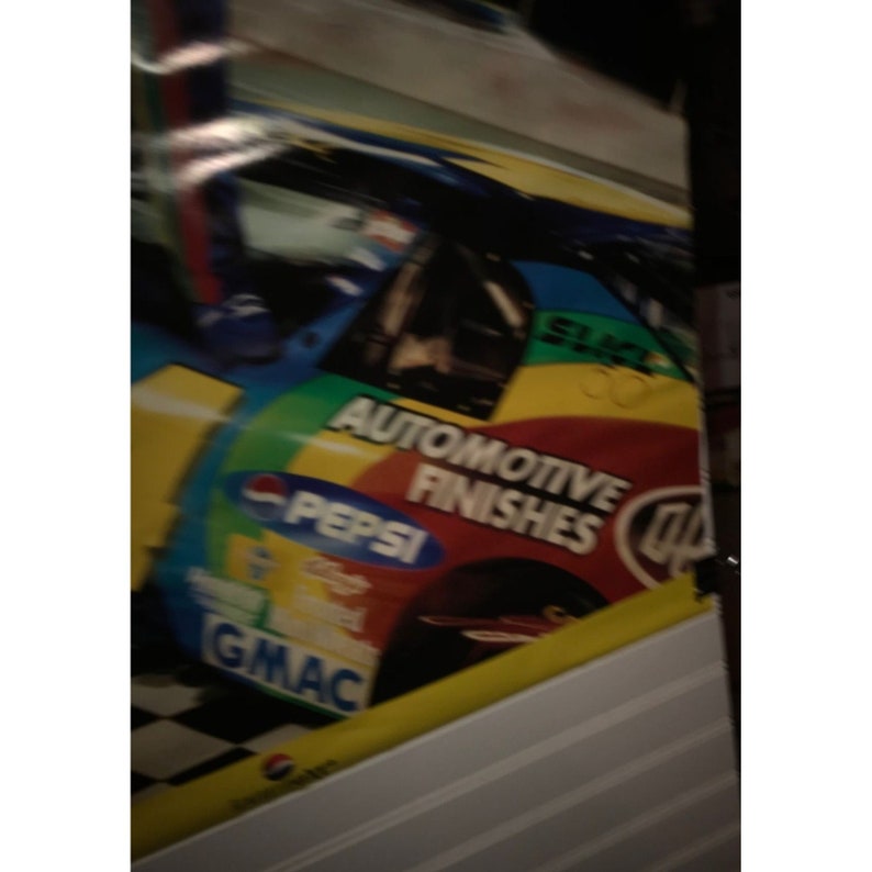 Original Vintage Jeff Gordon Nascar Poster Racing Memorabilia / Vintage ...