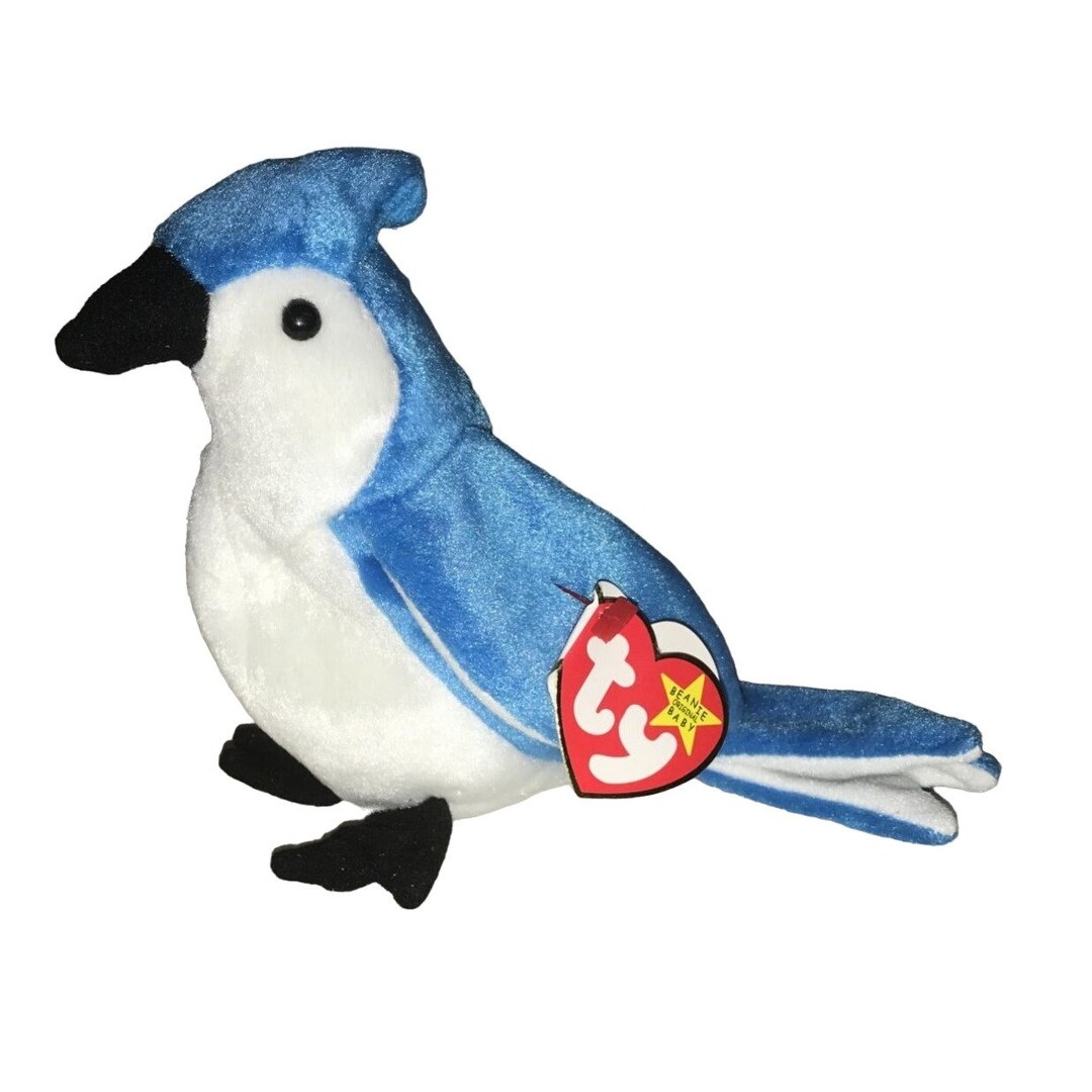Vintage 1998 TY Beanie Original Baby Blue Jay Bird Named - Etsy
