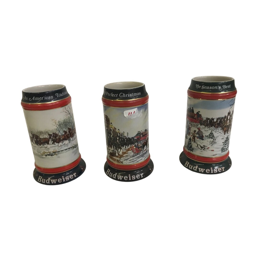 Budweiser Collectible Beer Stein Set an American Tradition, A Perfect ...
