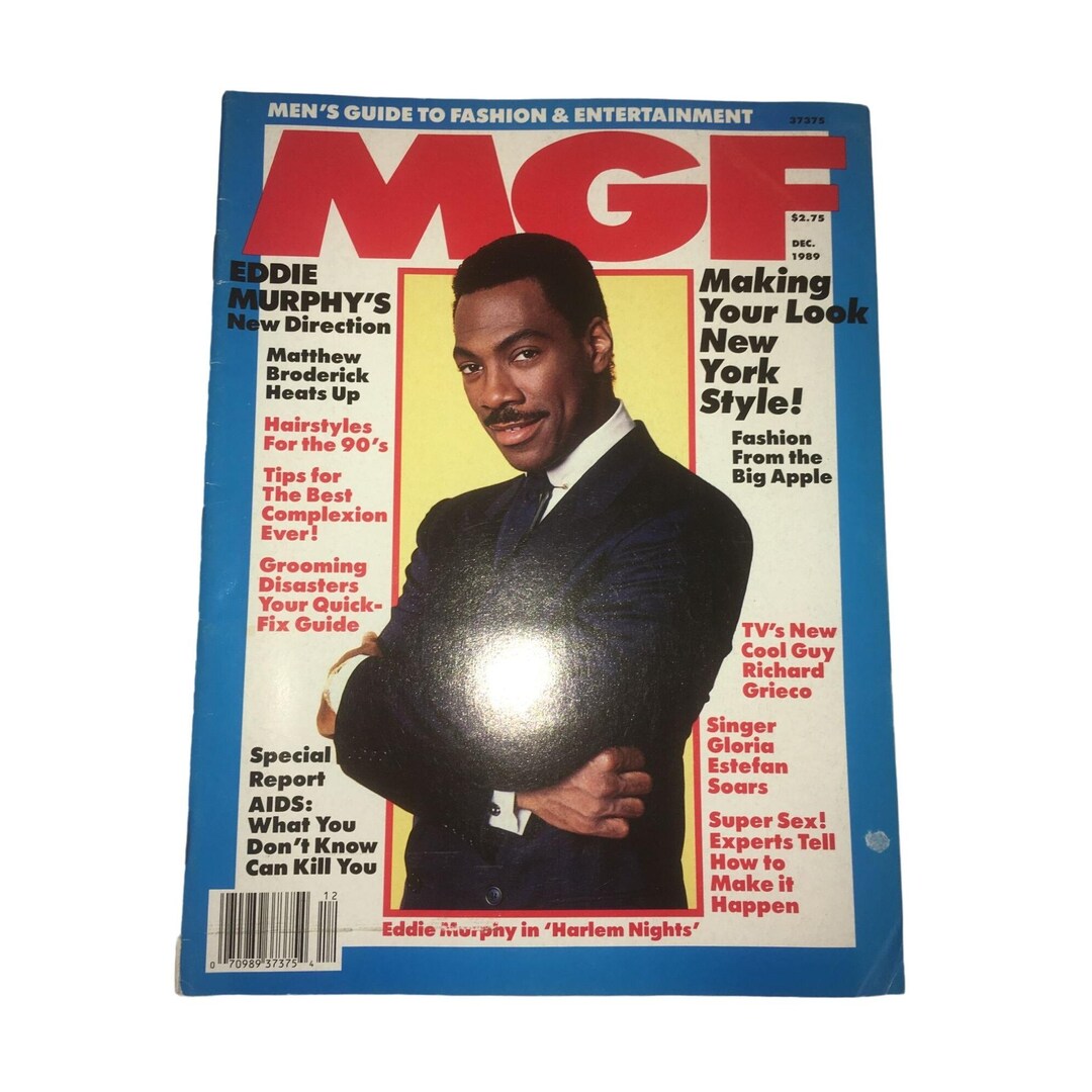 Vintage 1989 MGF Men's Guide to Fashion and Entertainment Magazine - Etsy