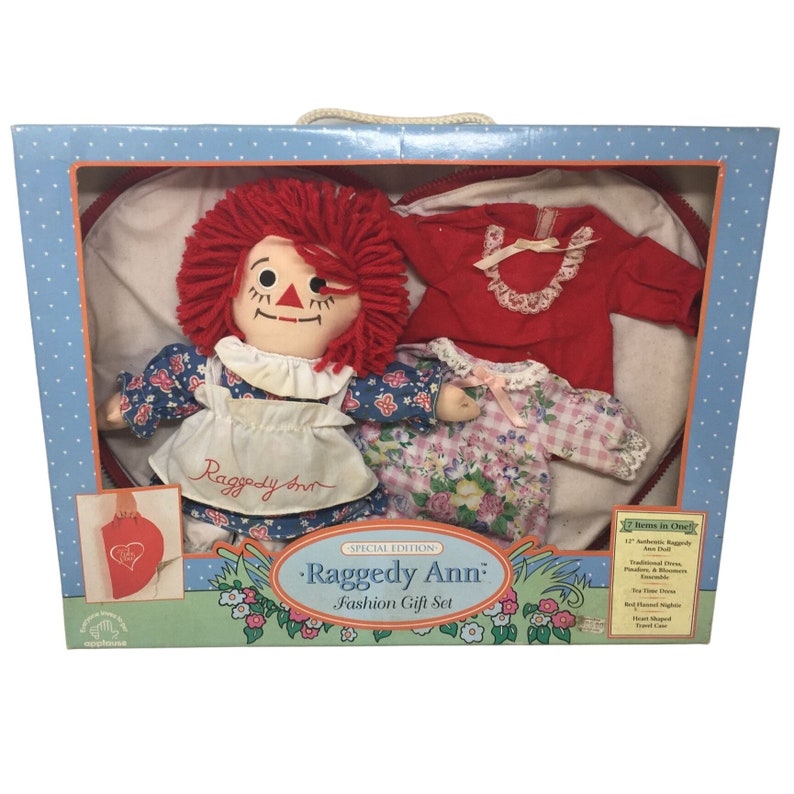 Vintage Applause Special Edition Raggedy Ann Fashion Gift Set - Etsy