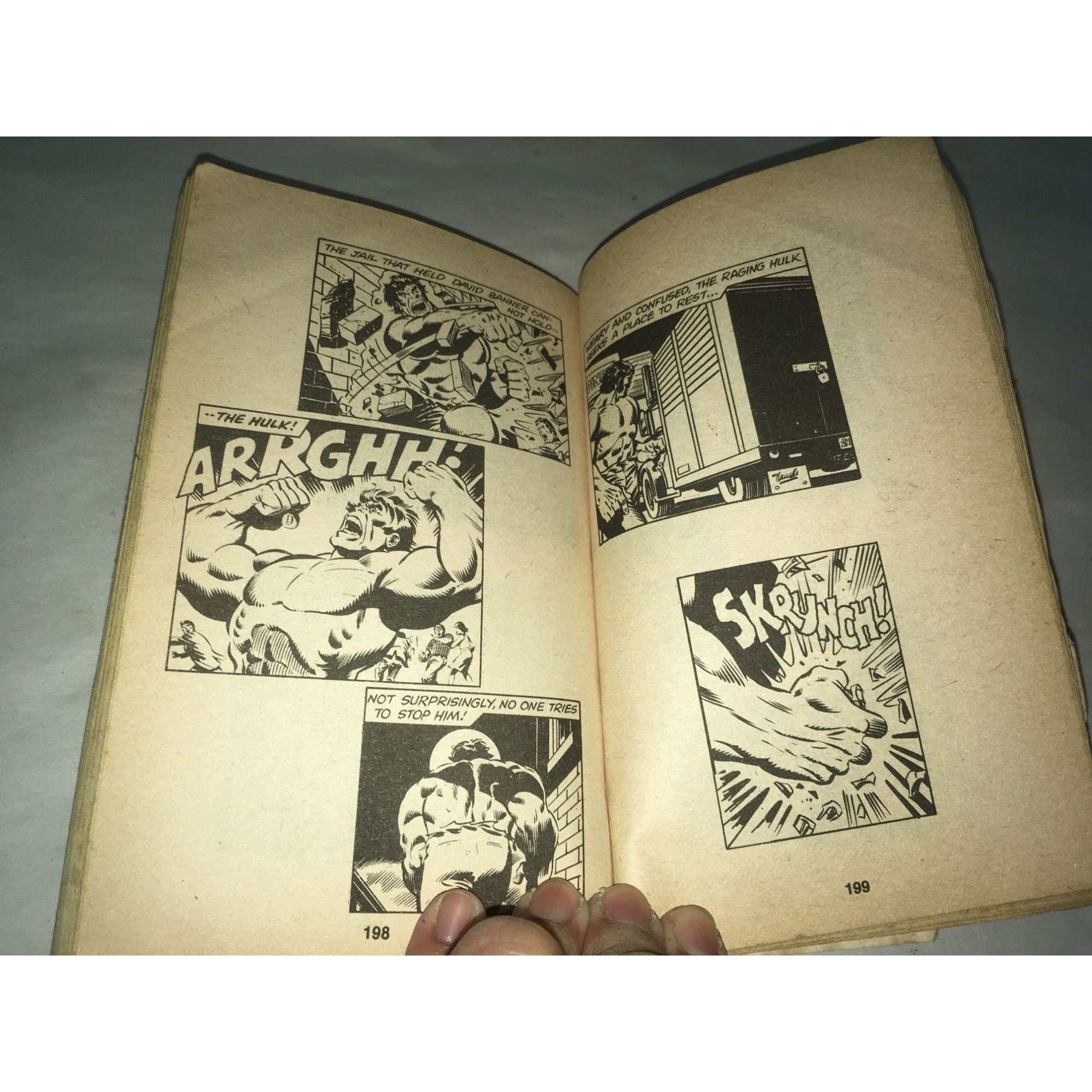 The Incredible Hulk by Stan Lee & Larry Lieber Vintage Paperback Comic ...