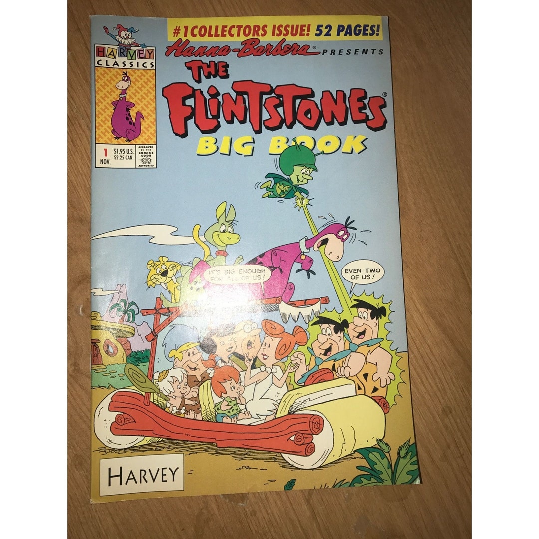 Vintage Harvey Classics THE FLINTSTONES Big Book Comic Book 1 - Etsy
