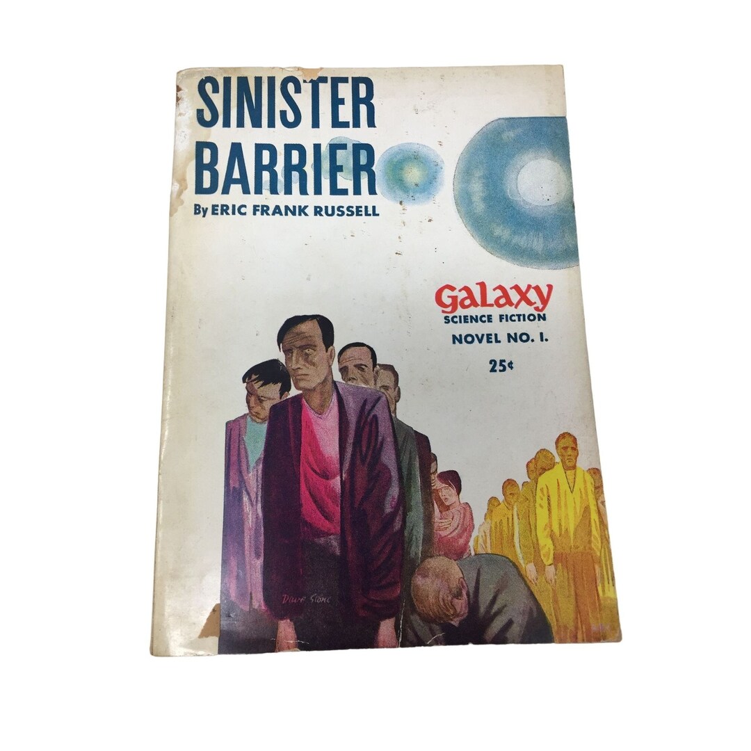 Sinister Barrier by Eric Frank Russell Galaxy Science Fiction Novel No ...