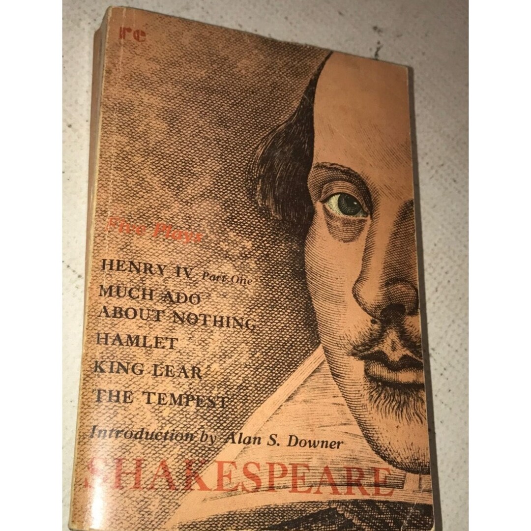 Five Plays William Shakespeare Book by Alan S Downer - Etsy