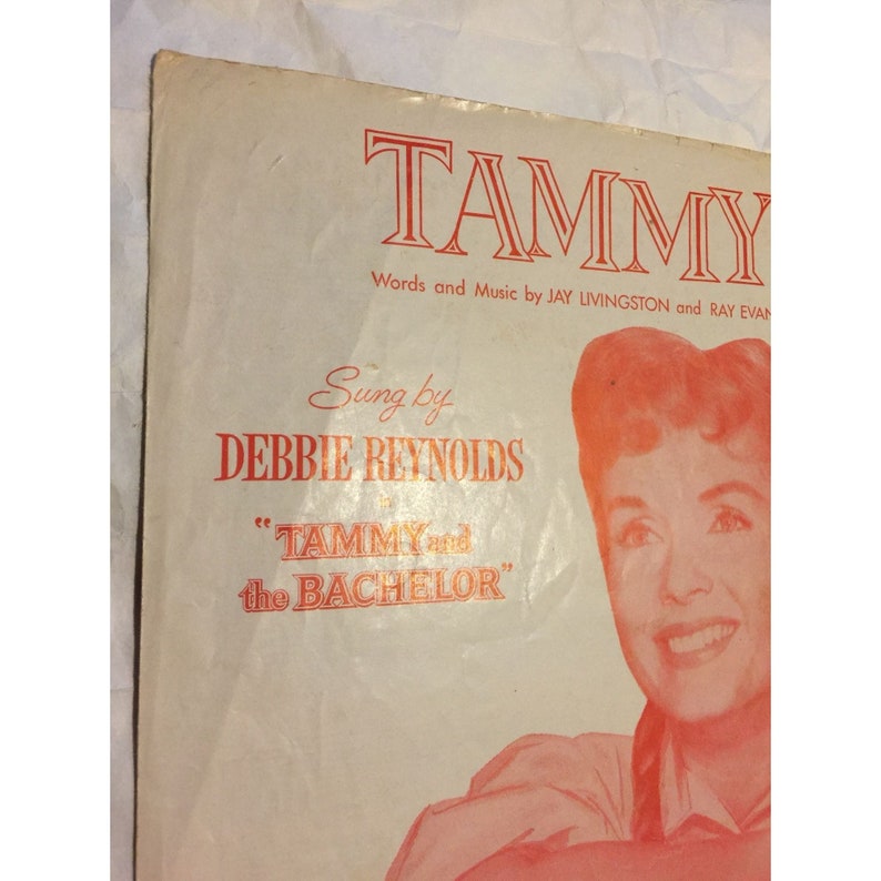Tammy by Debbie Reynolds From Tammy and the Bachelor Vintage Sheet ...