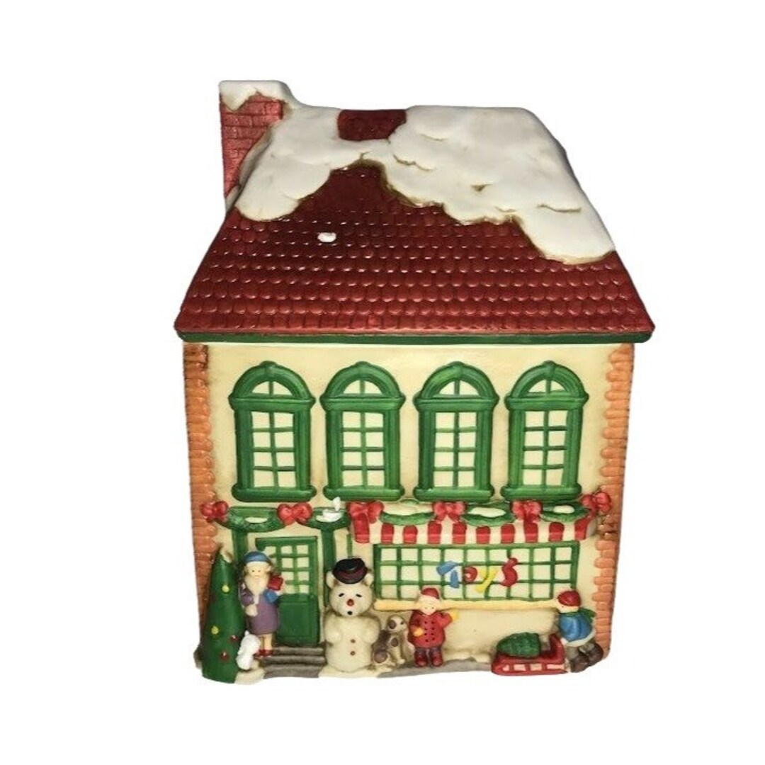 Christmas TOY STORE Cookie Jar Fun Festive Holiday Kitchen Decor ...