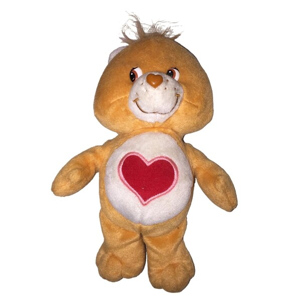 Red Care Bear - Etsy