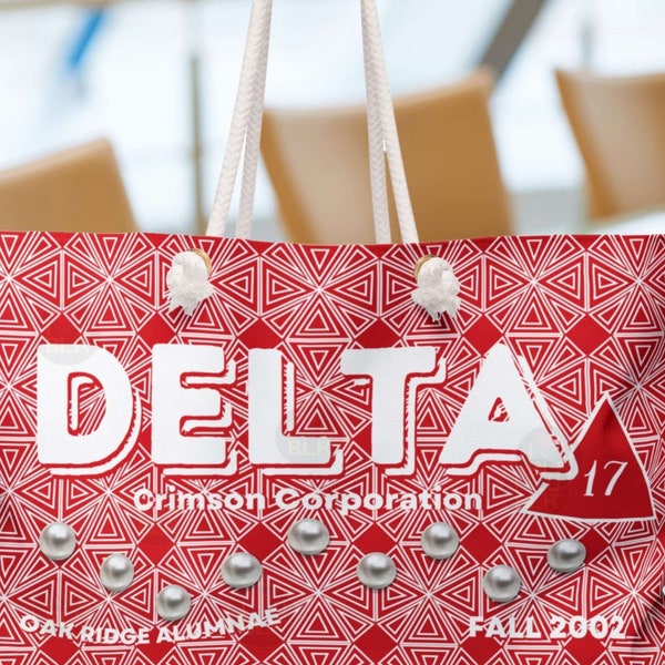 Delta Sigma Theta Tote Bag - Etsy