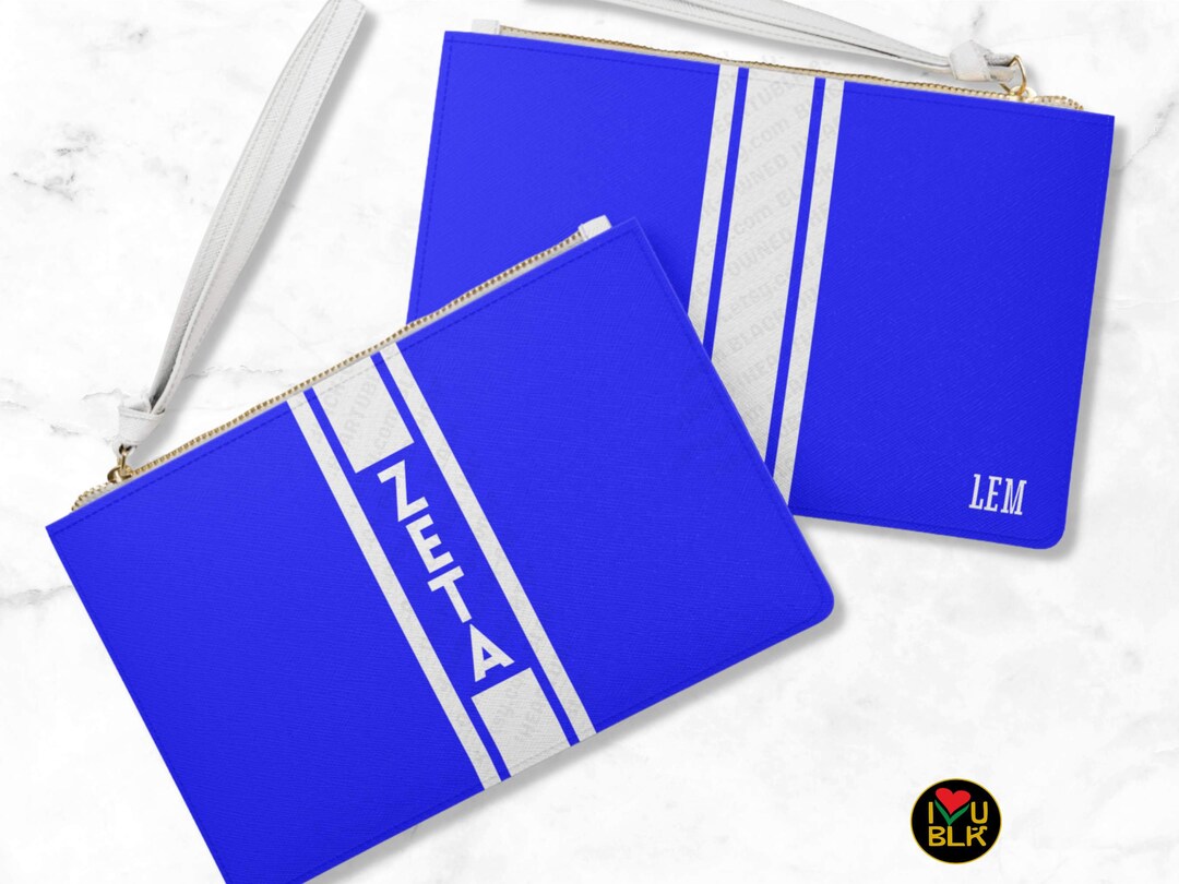 Zeta Handbag Zphib Wristlet Clutch Bag Zeta Phi Beta Sorority Gifts ...